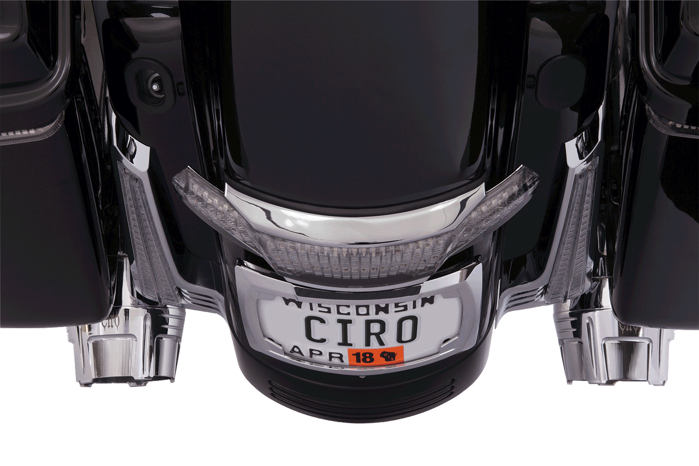 Latitude Tail Light & License Plate Holder | Ciro | For Harley-Davidson